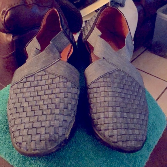 bernie mev. | Shoes | Steel Blue Braided Loafer | Poshmark